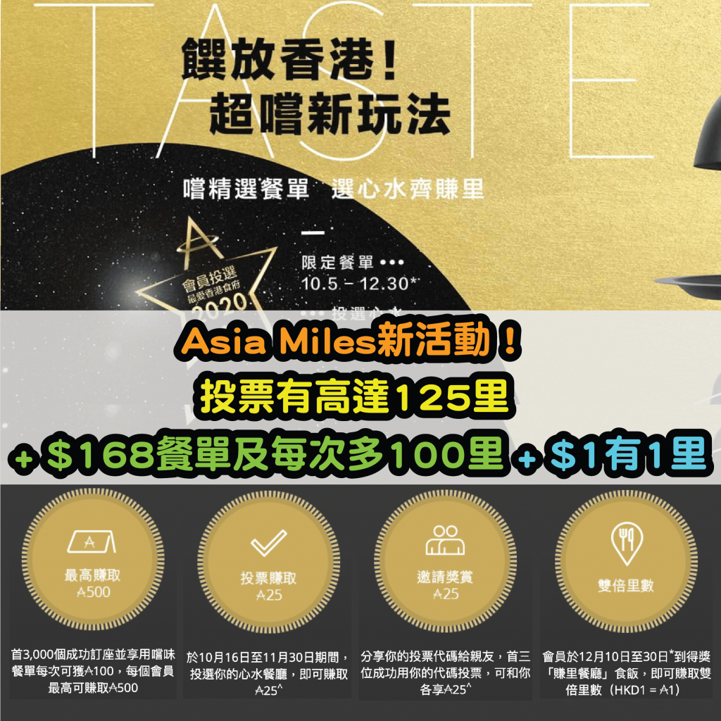 亞洲萬里通 Asia Miles 改制詳解二：兌換里數篇 (「亞洲萬里通」獎勵換算表來回日韓只係20,000里！仲可以中停台灣)